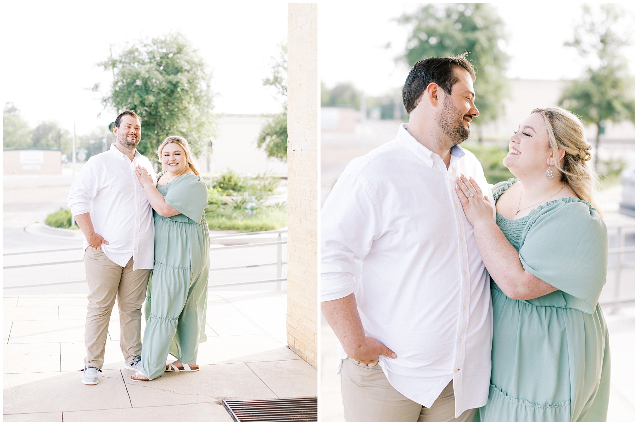 Jacklynn & AJ | Downtown Cuero, Texas Engagement Session ...