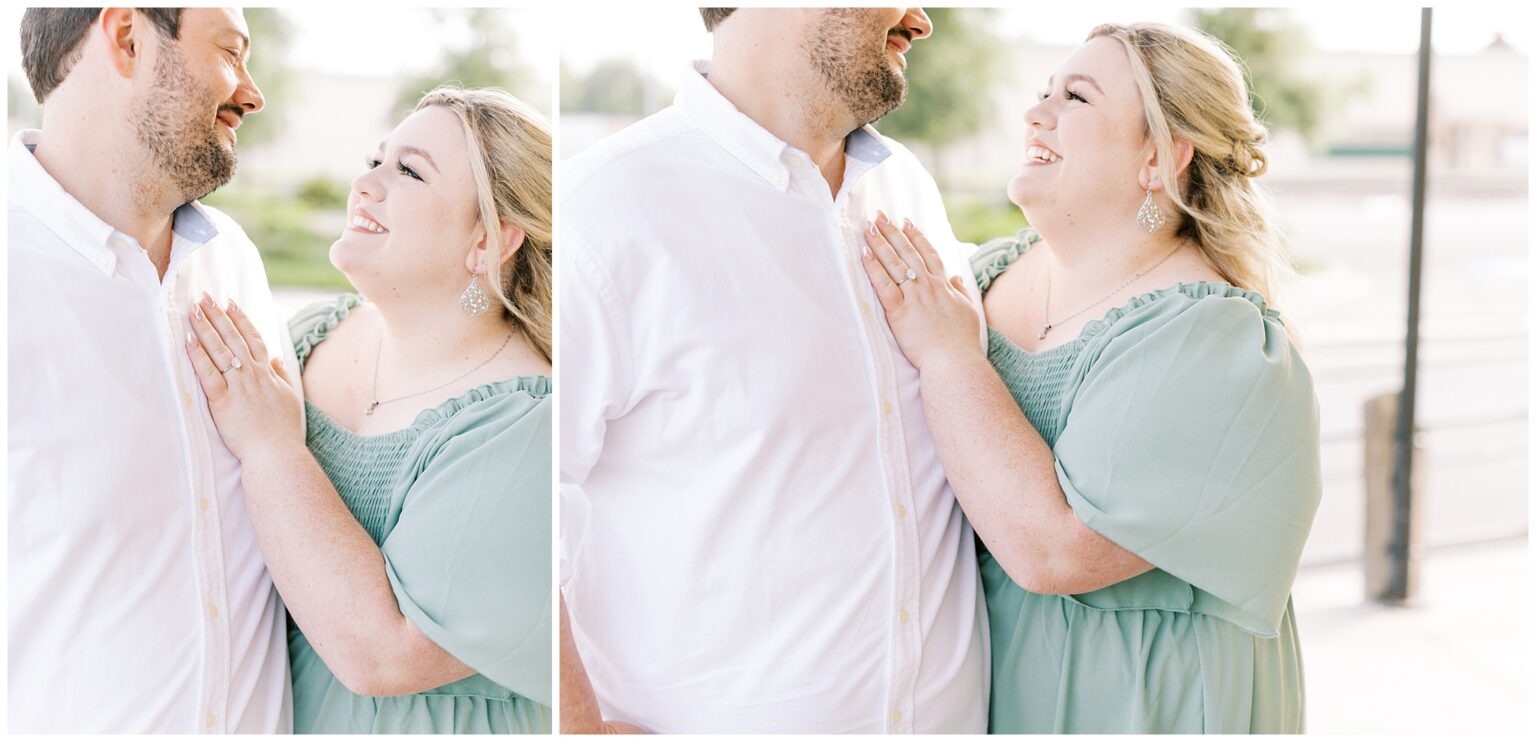 Jacklynn & AJ | Downtown Cuero, Texas Engagement Session ...
