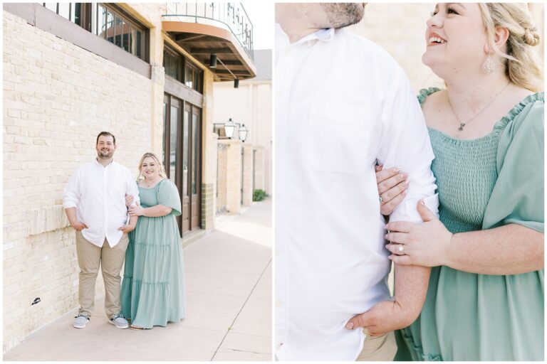 Jacklynn & AJ | Downtown Cuero, Texas Engagement Session ...